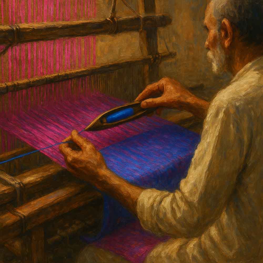 Shot Colors- A Weaver's Magic Trick