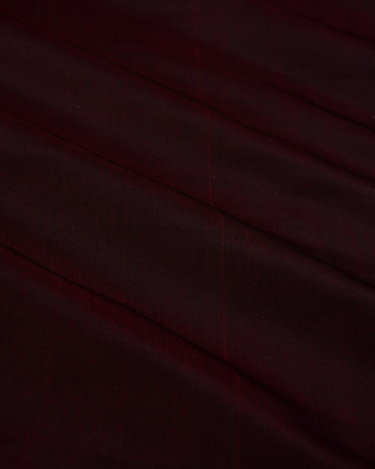 Midnight Maroon Banarasi Plain Woven Satin Viscose Silk Fabric Sale ...